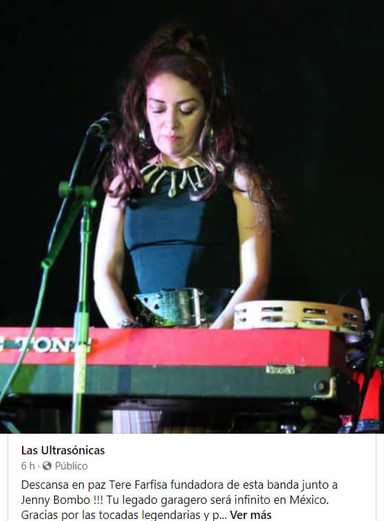 Muere Tere Farfissa, fundadora de Las Ultrasónicas - La Noticia