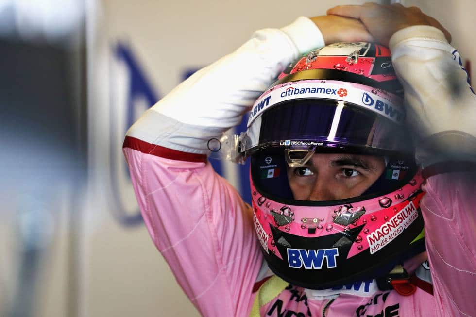 ‘Checo’ Pérez presumió casco para dar fin a su etapa en Racing Point