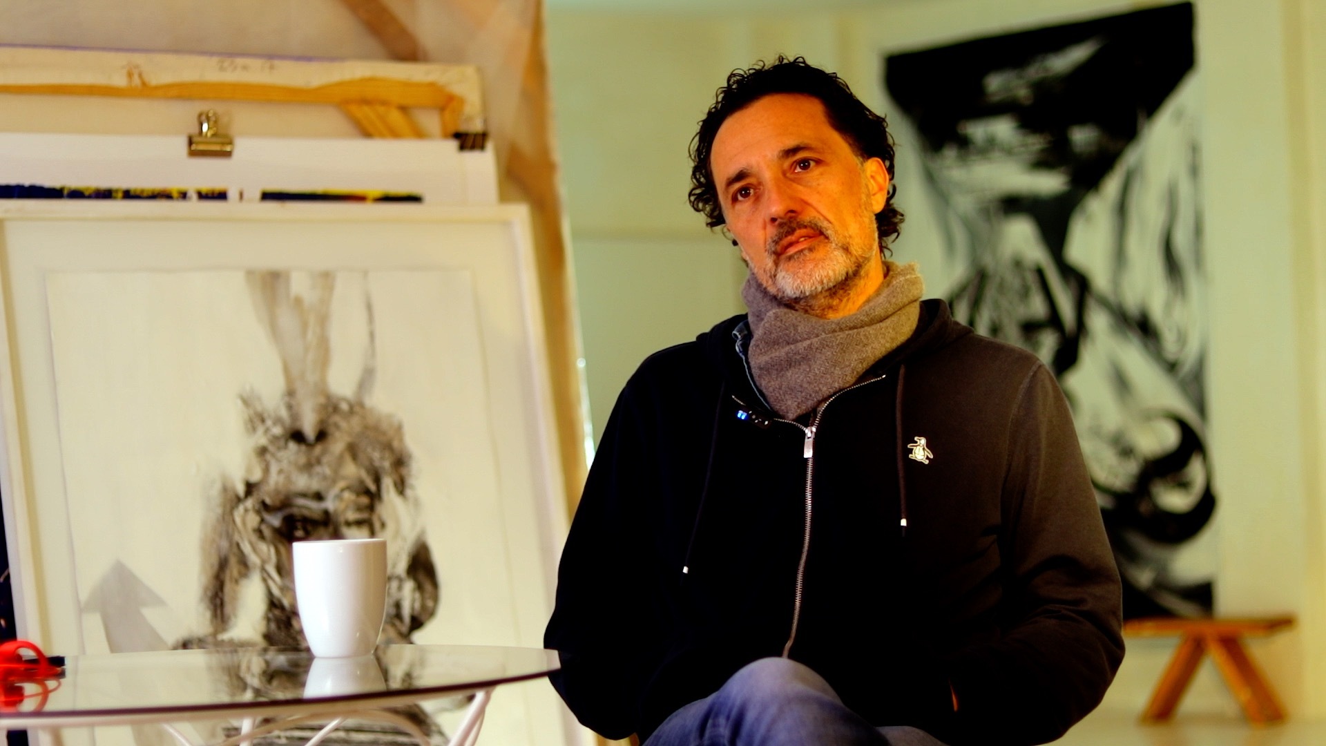 Leandro Manzo, la historia de un pintor latino en Charlotte