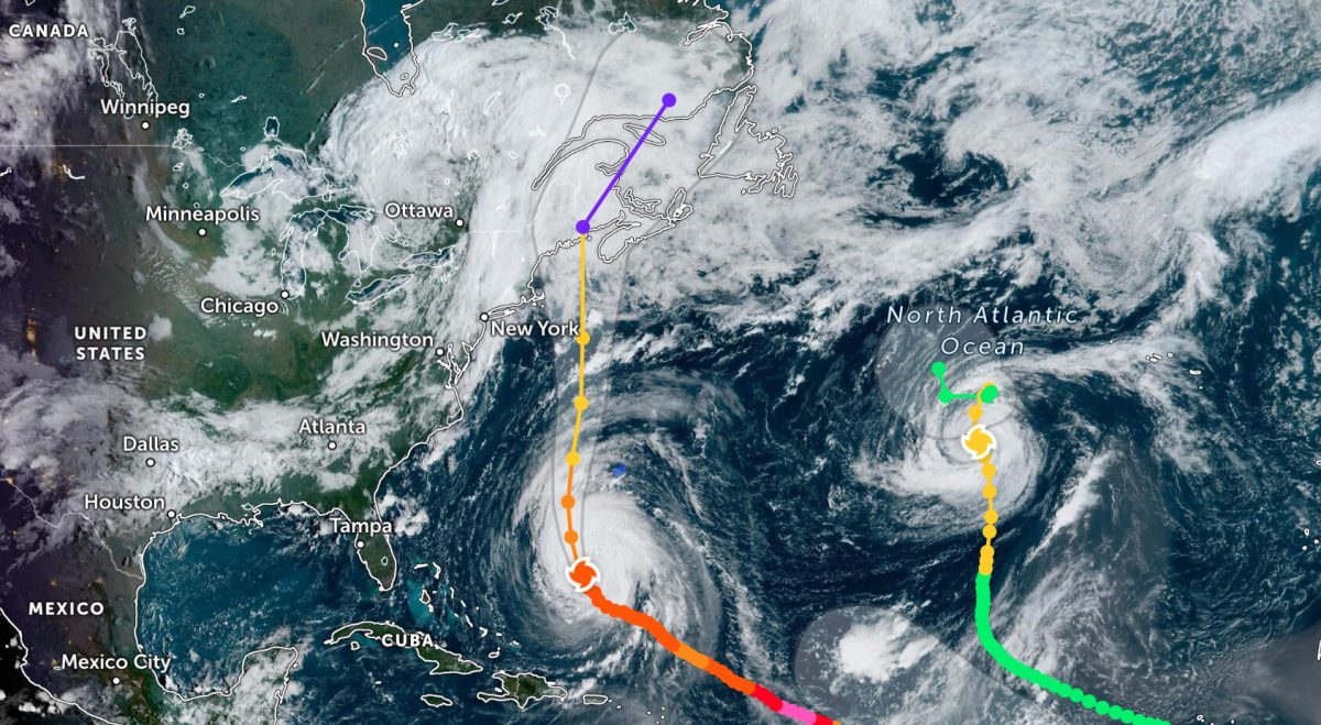 Huracán Lee sigue activo: gira al norte con alertas de lluvias a su ...