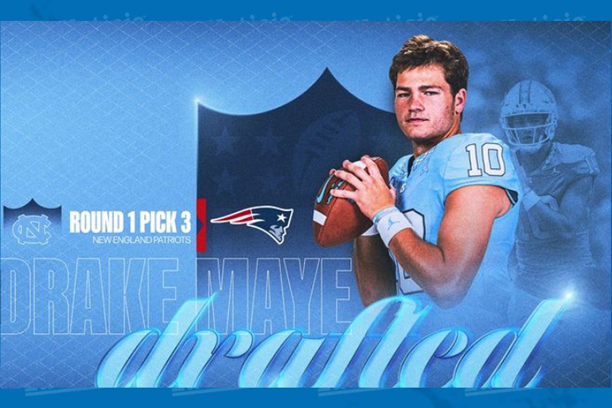 Drake Maye, el quarterback de Carolina del Norte que puede ser la nueva ...